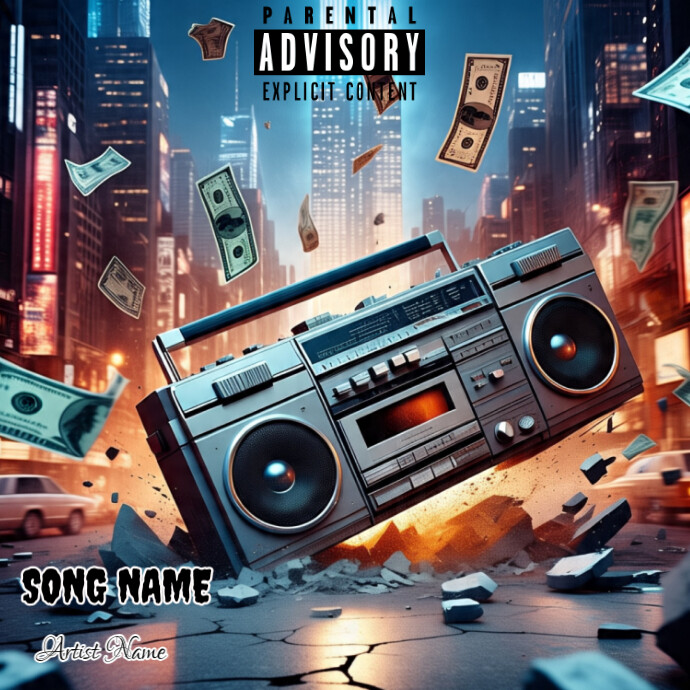 white album cover Template | PosterMyWall