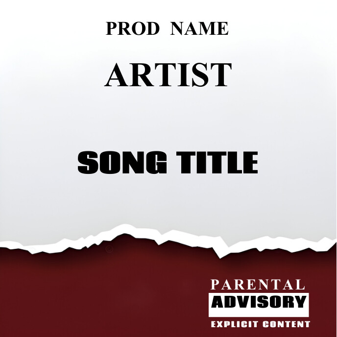 White Album Cover Template Album Cover | PosterMyWall