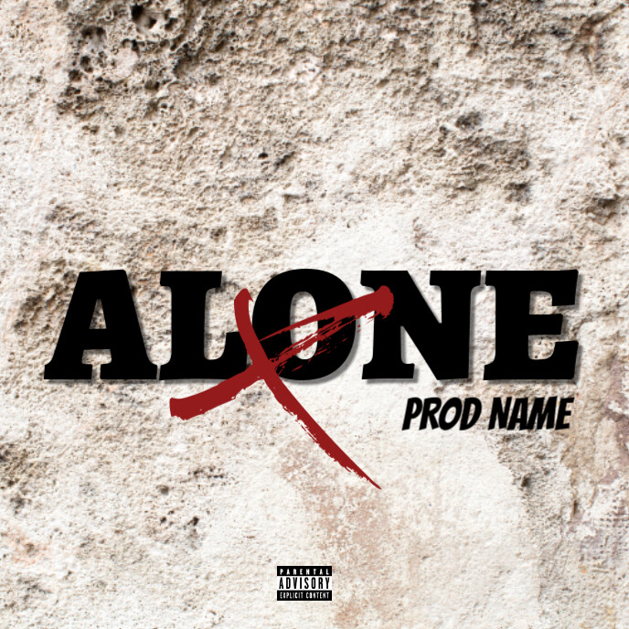 Copy of White Alone Album Cover | PosterMyWall