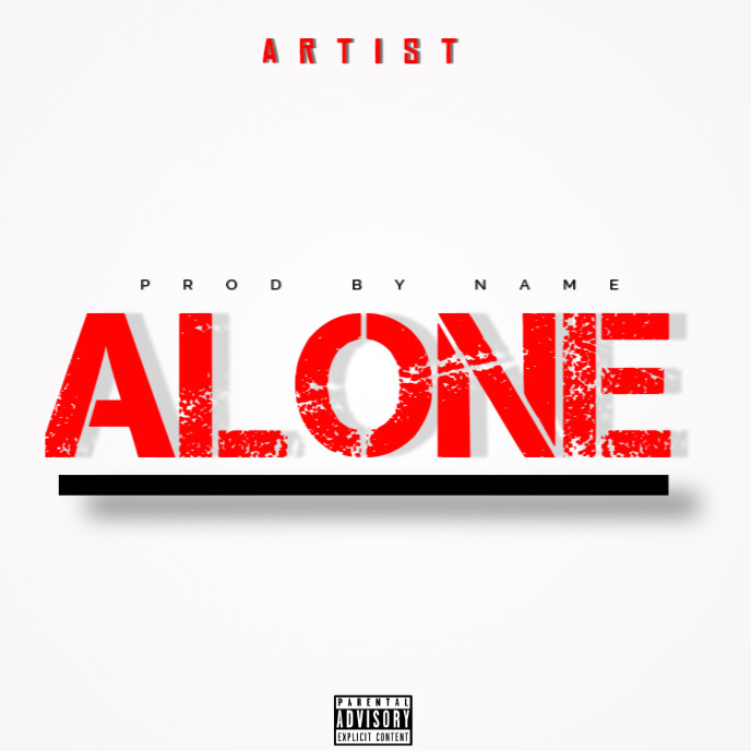 Copy of White Alone Album Cover | PosterMyWall