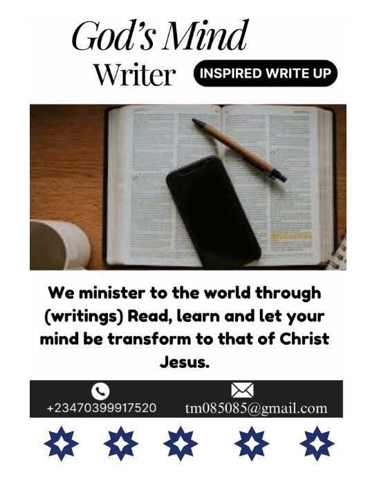 White and black Maximalist God's Word Templat Template | PosterMyWall