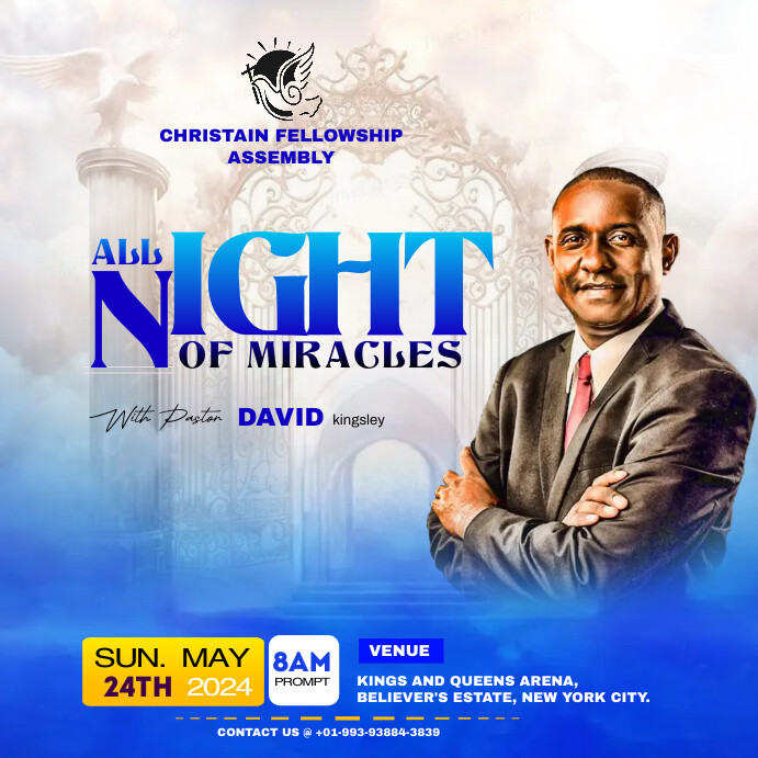 White and blue gradient Professional Bible St Template | PosterMyWall