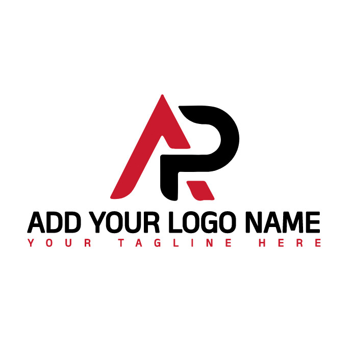 White Ap Logo/alphabet/letter/business/brand Template | PosterMyWall