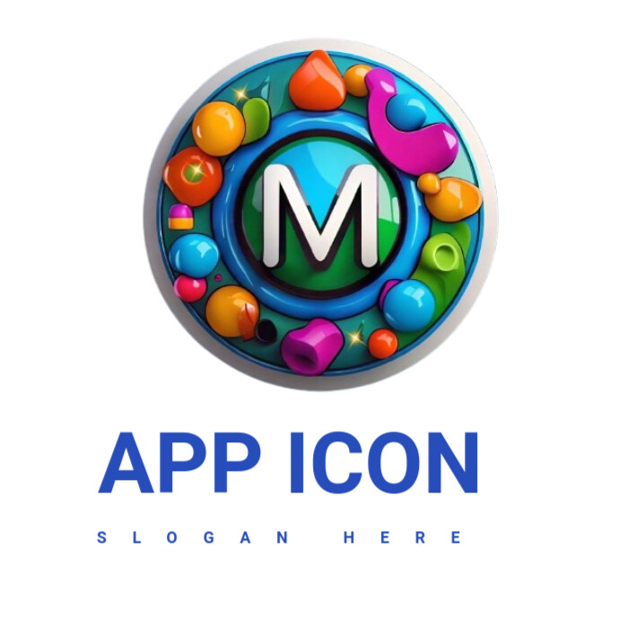 White App Icon Logo Template | PosterMyWall