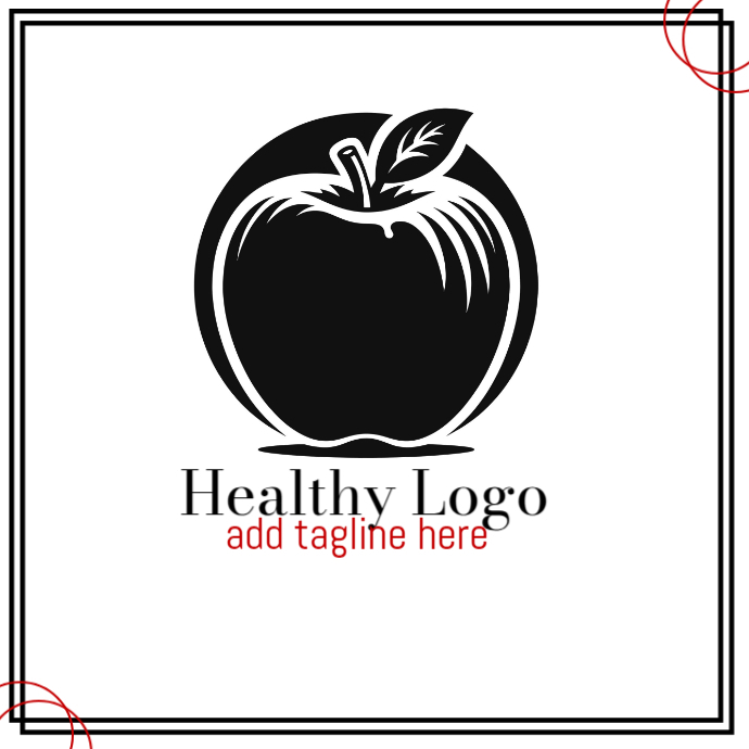 White Apple Logo Logo Template | PosterMyWall