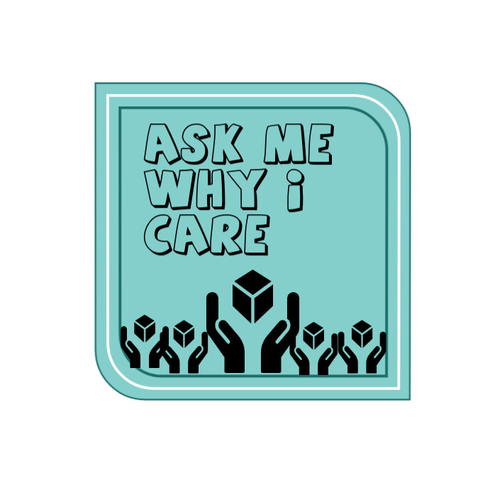Plantilla de White Ask Me Why I Care White Square (1:1) | PosterMyWall