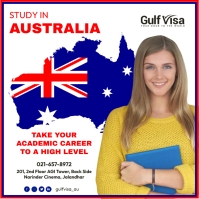 Blue Australia Immigration Instagram Post Template | PosterMyWall