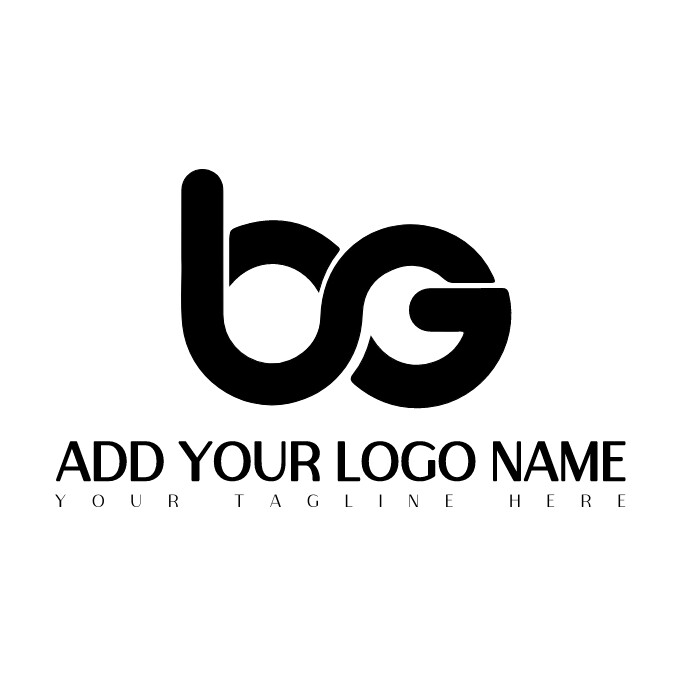 White Bg Logo/alphabet/brand Identity/monogr Template | PosterMyWall