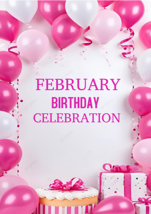 White Birthday Celebration A4 Template | PosterMyWall