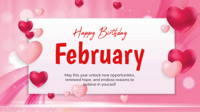 White Birthday Celebration Digital Display Template | PosterMyWall