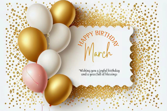 White Birthday Celebration Label Template | PosterMyWall