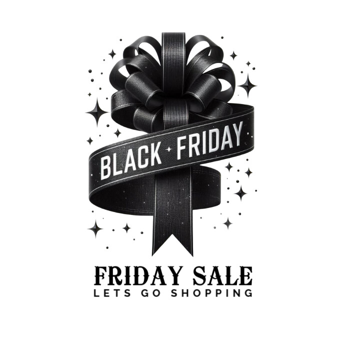 White Black Friday Logo Template | PosterMyWall