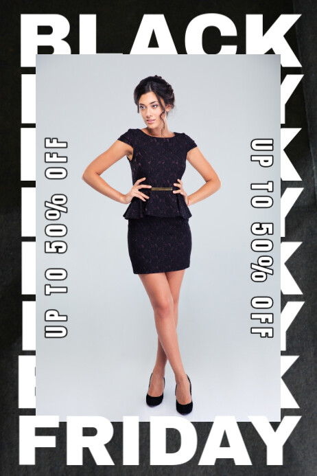 Copy of White Black Friday Sale Poster | PosterMyWall