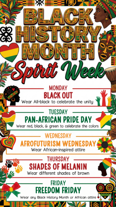 Copy of White Black History Month Spirit Week Instagram Story ...