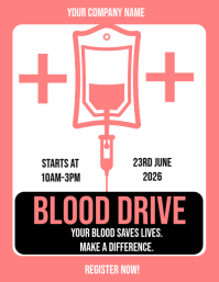 1.08K+ Free Blood Drive Flyer Templates | PosterMyWall