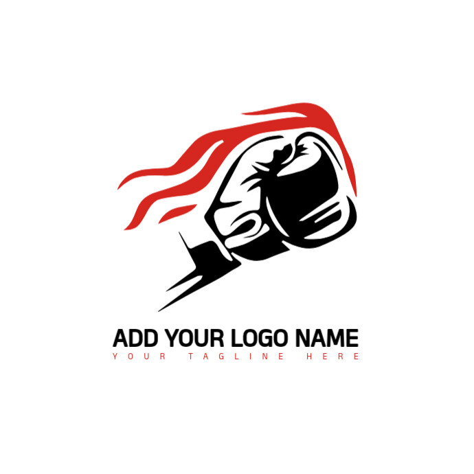 Copy of White Boxing/boxer/power/sport/club/business/brand/identity ...