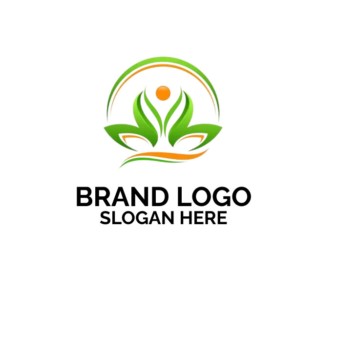 White Brand Logo Logo Templat | PosterMyWall