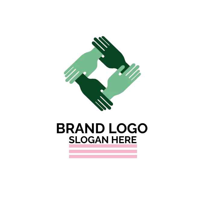 White Brand Logo Logo Template | PosterMyWall