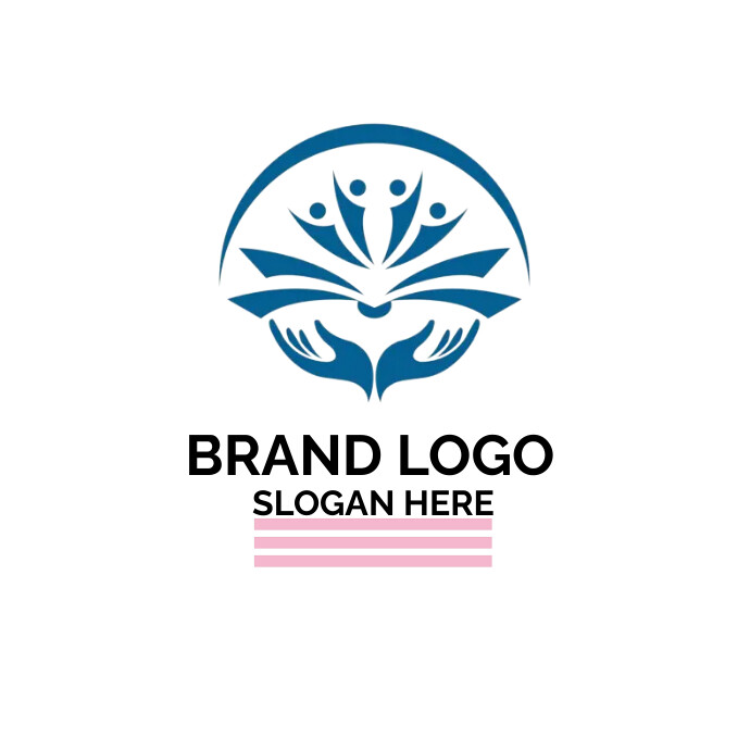 White Brand Logo Logo Template | PosterMyWall