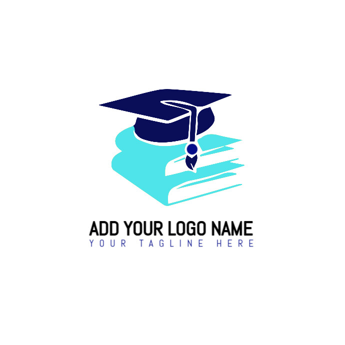 White Brand/name/blue/learning/business/symbol/simple/unique/icon/sign ...