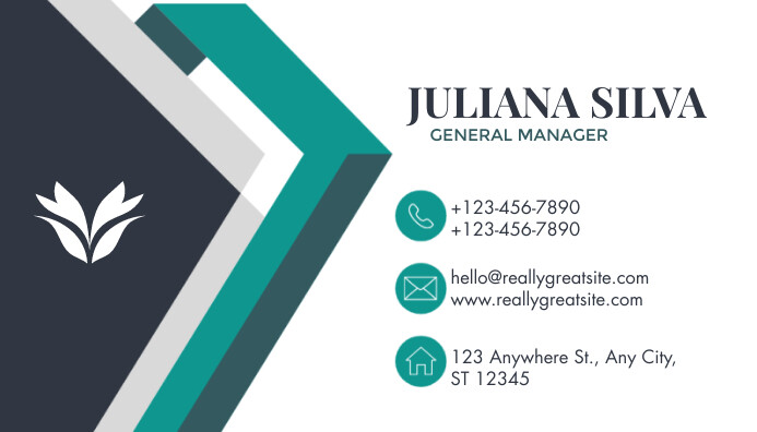 White Business Card Template | PosterMyWall