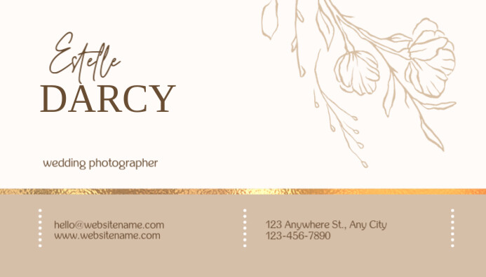 White Business Card Template | PosterMyWall