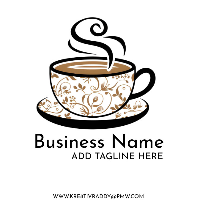 White Business Logo Template | PosterMyWall