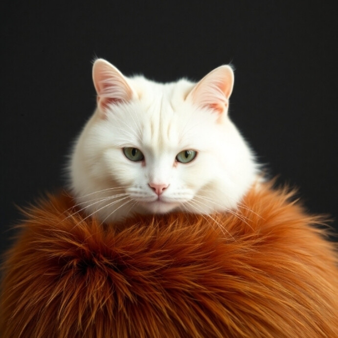 White cat Template | PosterMyWall