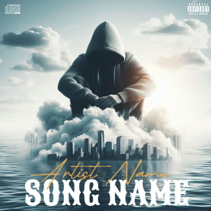White Cd Mixtape Album Cover Album Cover Template | PosterMyWall