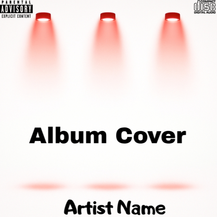 White Cd Mixtape Album Cover Template | PosterMyWall