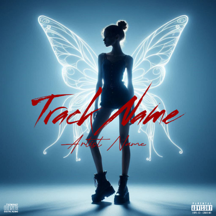 White Cd Mixtape Song Album Cover Artwork Album Cover Template ...