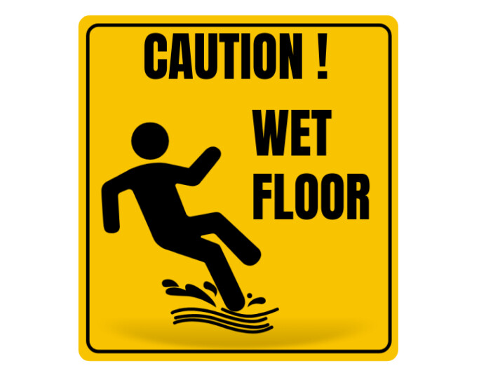 Plantilla de White Ceria Caution Wet Floor Sign unique splash pro ...