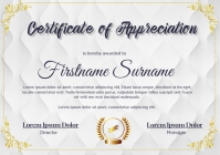 WHITE CERTIFICATE Template | PosterMyWall