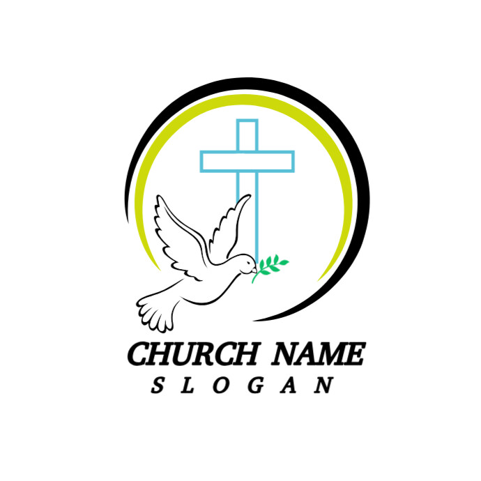 Copy of White Christian-church-symbol-pigeon-bird-cr | PosterMyWall
