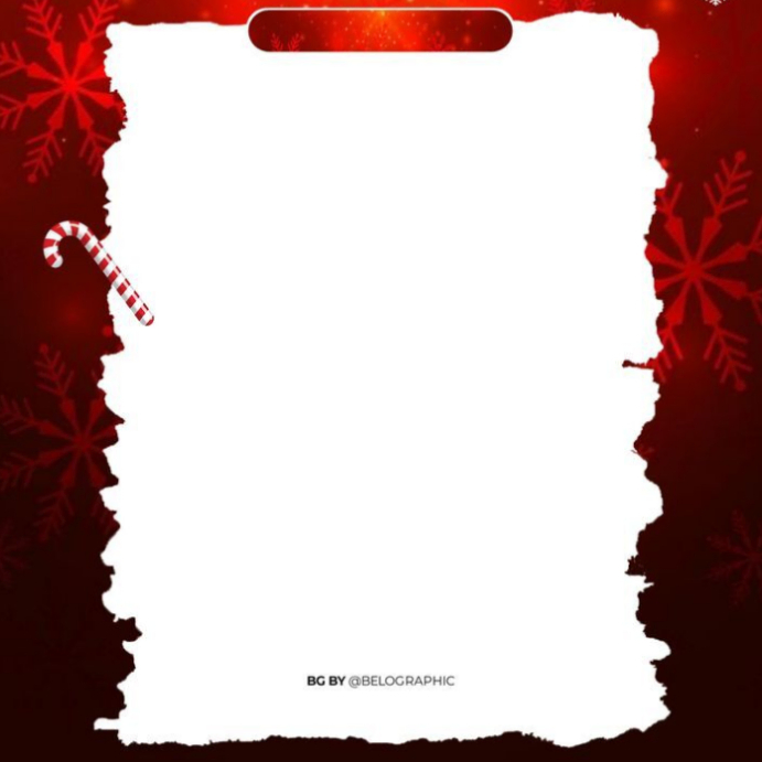 White Christmas Announcement Square Template | PosterMyWall