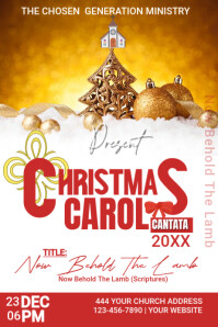Christmas carol Template | PosterMyWall
