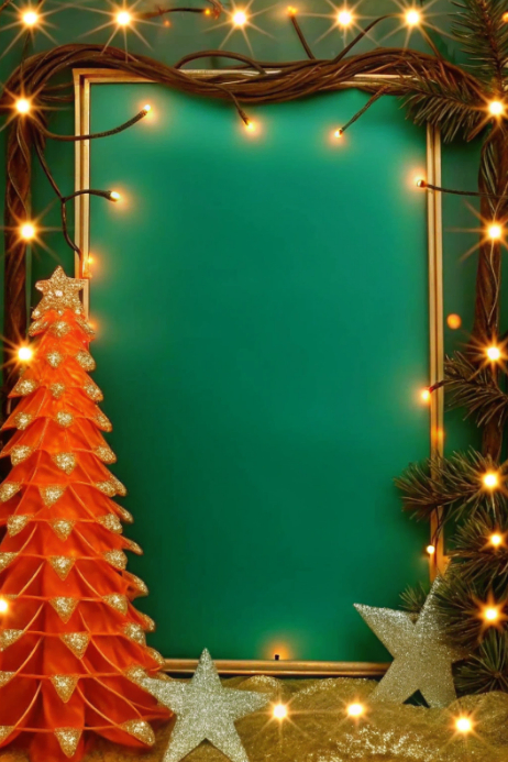 White Christmas Frame Poster Template | PosterMyWall