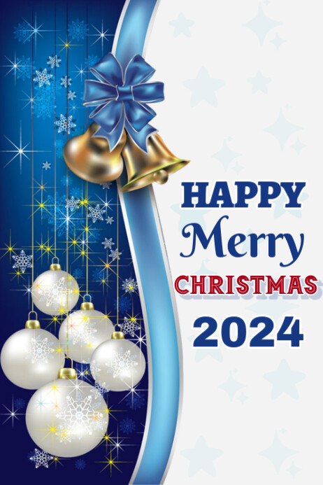 White Christmas Poster Template | PosterMyWall