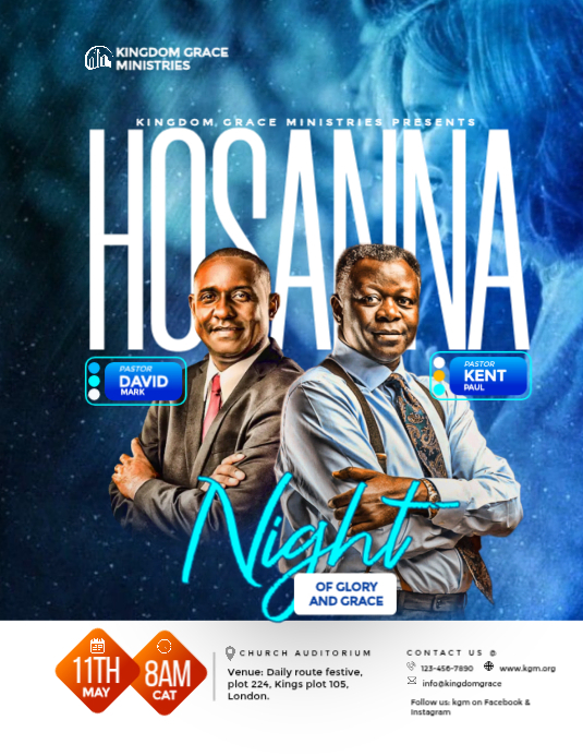 White Church Event Flyer Template | PosterMyWall