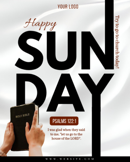 Plantilla de White Church Flyer Instagram Portrait | PosterMyWall