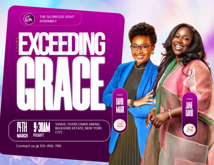 White Church Flyer Template Design Flyer (us Letter) | PosterMyWall
