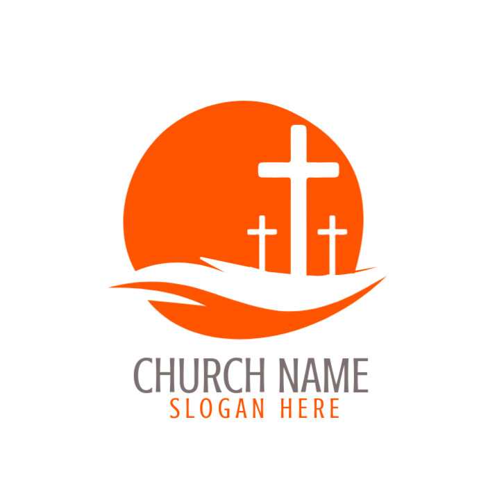 Copy of White Church-worship-religion-cross-faith-hope-circle- Logo ...