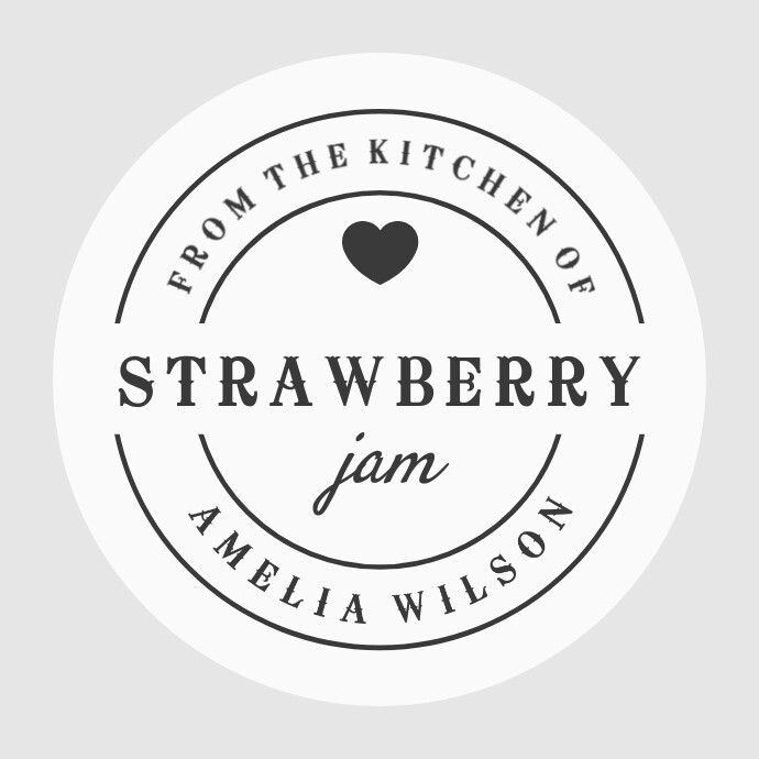 White Circle Logo Template | PosterMyWall