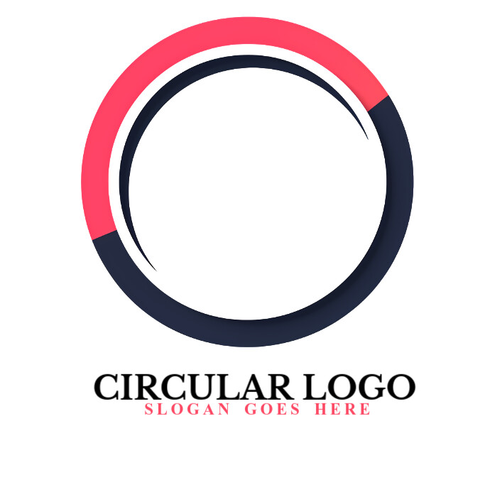 White Circle Logo Template | PosterMyWall