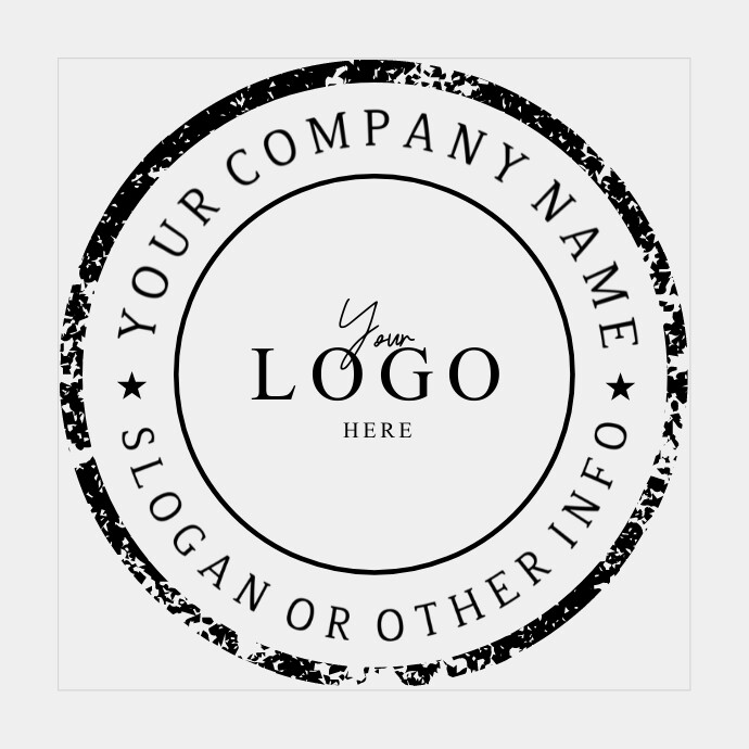 Modèle White Circle Logo | PosterMyWall