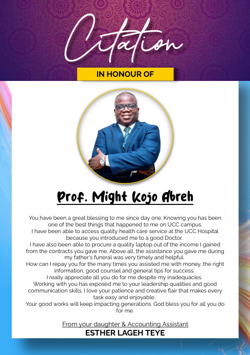 White Citation A3 Template | PosterMyWall