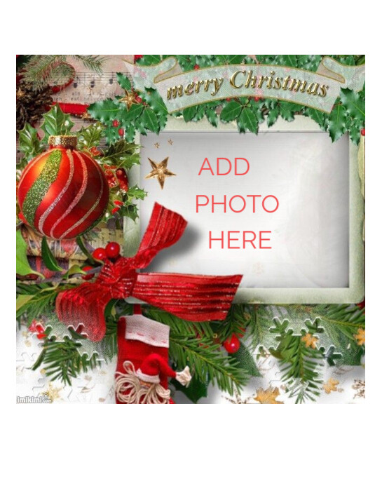 Copy of White Collage Christmas Photo Frame Flyer (us Letter ...
