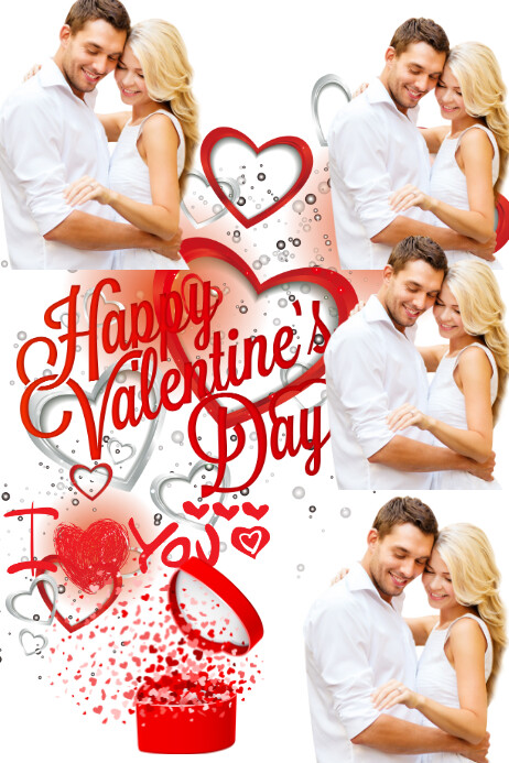 Collage Collage San Valentine Póster Template | PosterMyWall