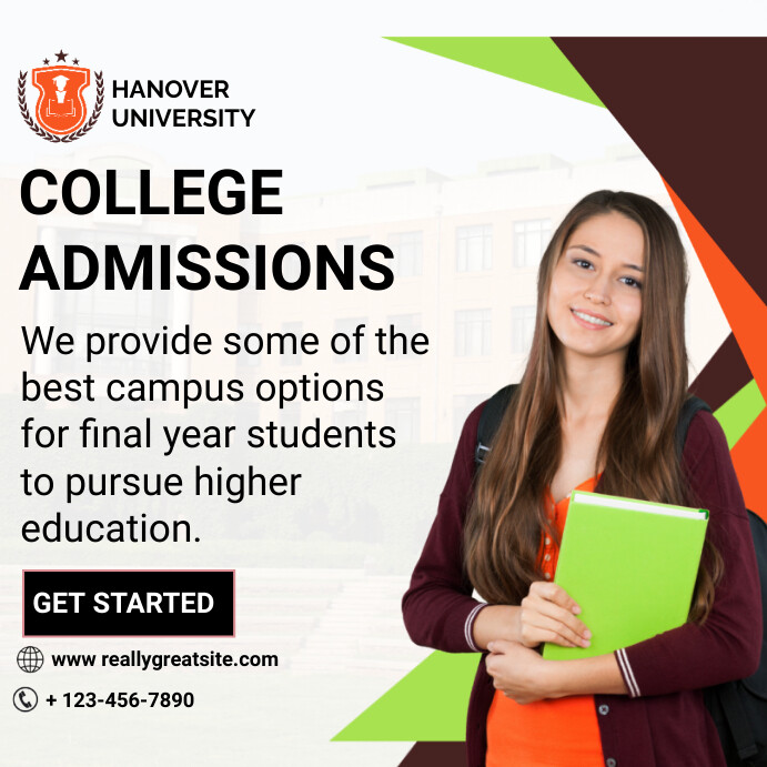 Copy of White Collage College Instagram Post | PosterMyWall