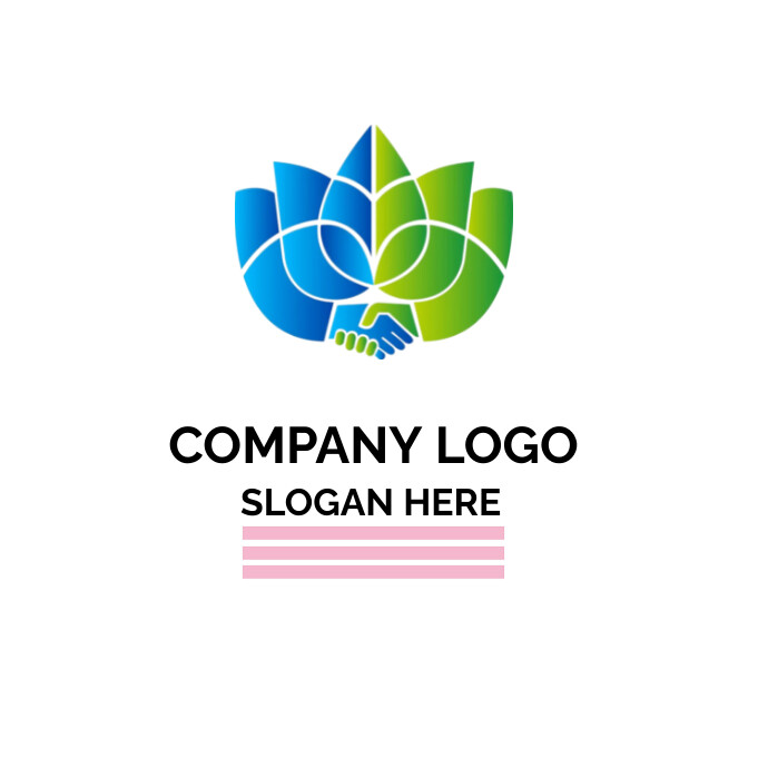 White Collage Company Logo Logo Template | PosterMyWall